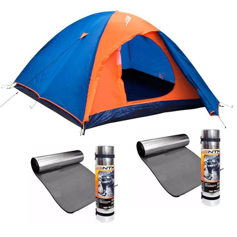 Kit Acampamento Barraca Falcon 2P NTK + 2 Isolante Térmico - Nautika ...