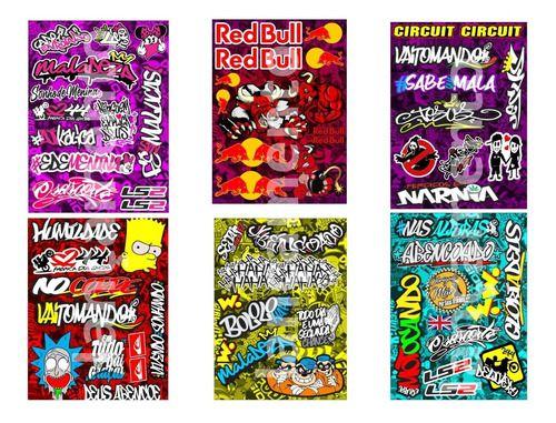 Kit Adesivos Carro Moto Caminhão Bike Vinil Color 66 Un - CP ...