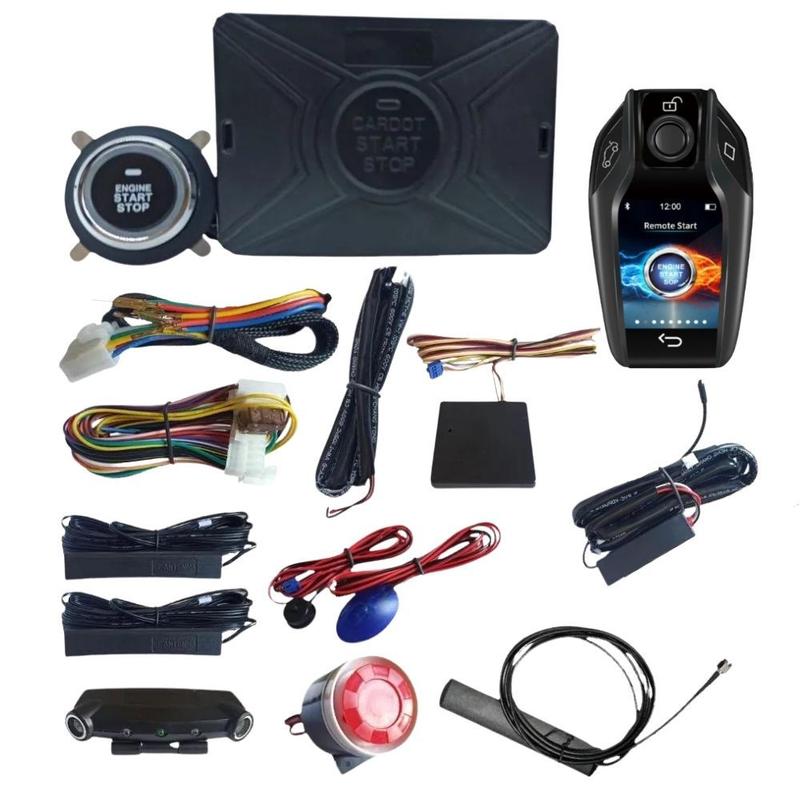 Kit alarme start stop controle lcd + ultrassom + sirene - CARDOT ...