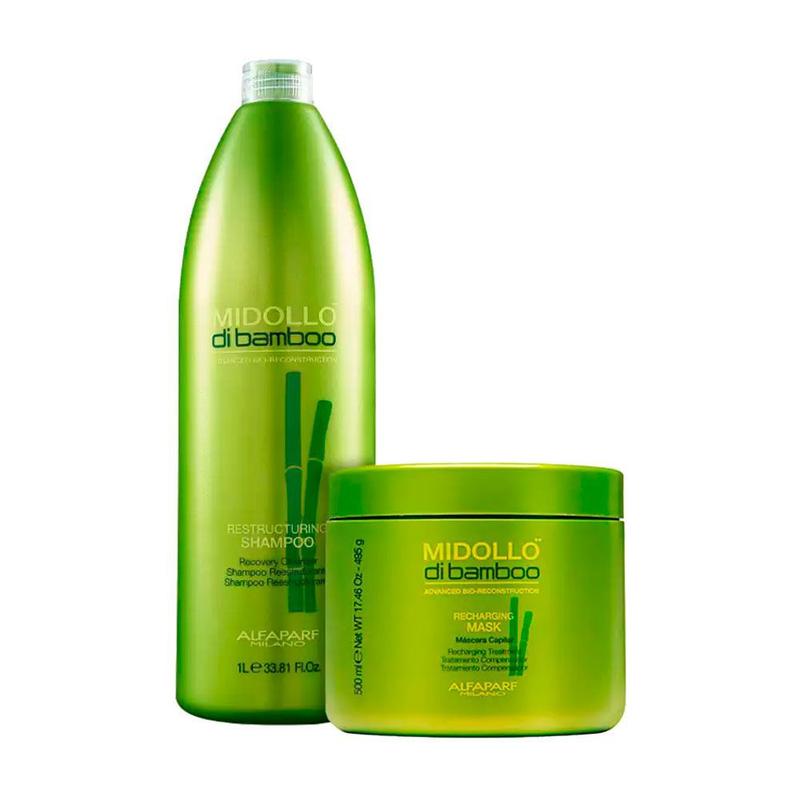 Kit Alfaparf Midollo di Bamboo - 2 Produtos - Kit de Tratamento para ...