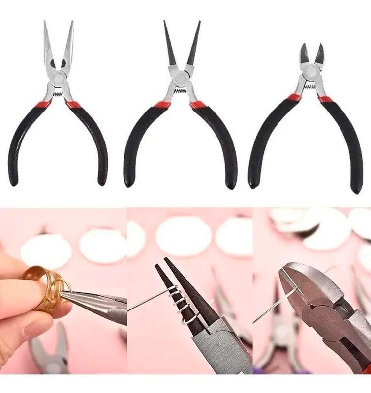Kit Alicate Para Artesanato - Cartela Com 3 Unidades - NYBC - Alicate ...