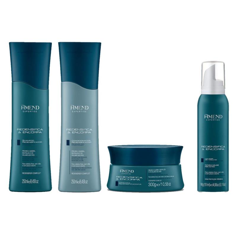 Kit Amend Redensifica e Incorpora Sh + Cond + Mask + Mousse - Kit de ...