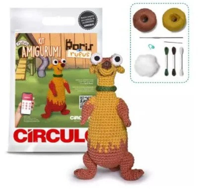 Kit amigurumi boris e rufus cor 2 - Círculo - Linha de Bordado ...