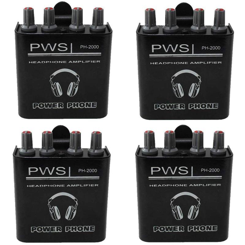 KIT Amplificador de Fone de Ouvido PH-2000 2W 2 Canais PWS (4 UND ...