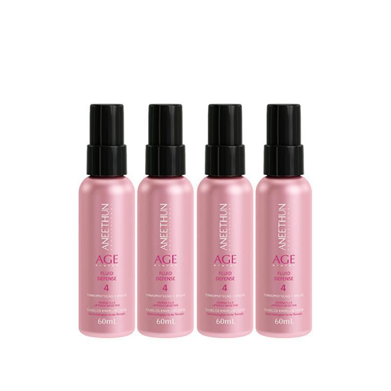 Kit Aneethun Fluid Defense Age System Proteção Térmica 60 Ml - Protetor ...