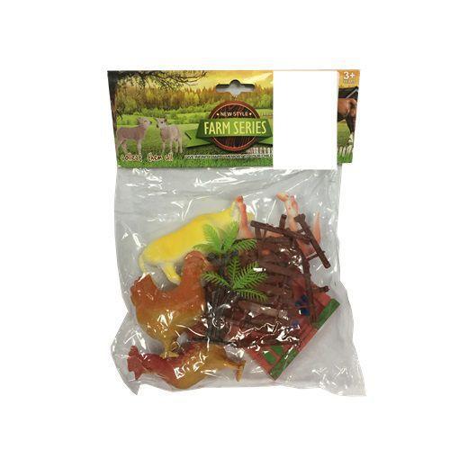 Kit animais de plástico com 7 peças - pi3052 - pica pau - Bonecos ...