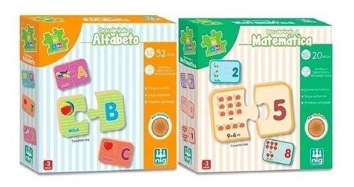 Kit Aprendendo O Alfabeto E A Matemática - Nig - NIG Brinquedos ...