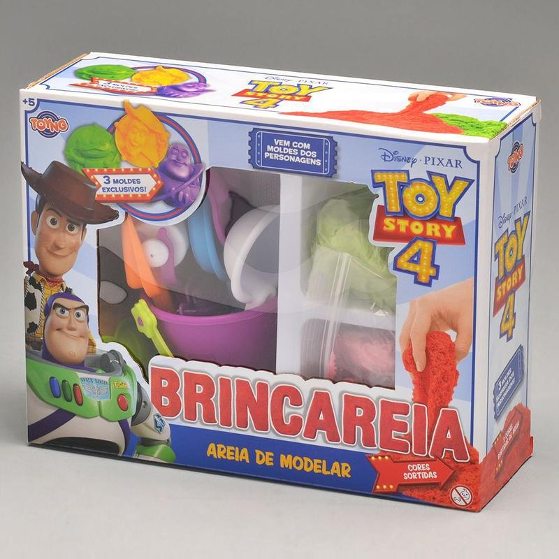 Kit Areia De Brincar Caixa Grande Toy Story 4 Toyng - Massinha ...
