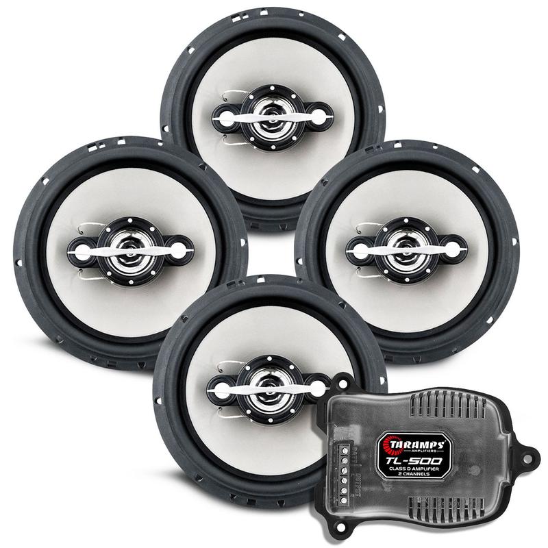 Kit Auto Falante Carro Leson 6 140W+6 Módulo 100 W Rms Som - Le Son ...