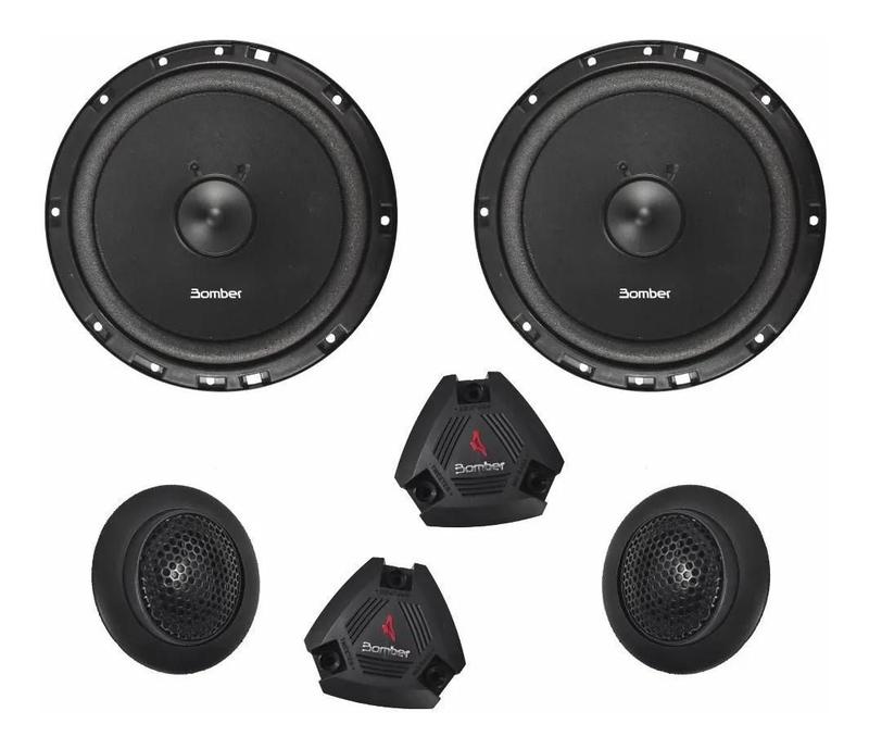 Kit Auto Falantes Bomber Two Way Tkl 6 Polegadas 60w Rms 4 Ohms - Alto ...