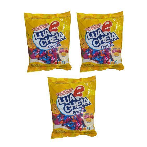 Kit Bala Lua Cheia Mastigável Com Recheio Kit com 3 Un 400g - Dori - Balas - Magazine Luiza