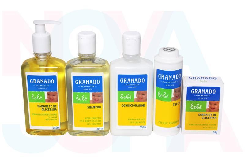 Kit Banho Bebê 05 Pçs- Granado - Produtos Infantil / Bebês - Magazine Luiza