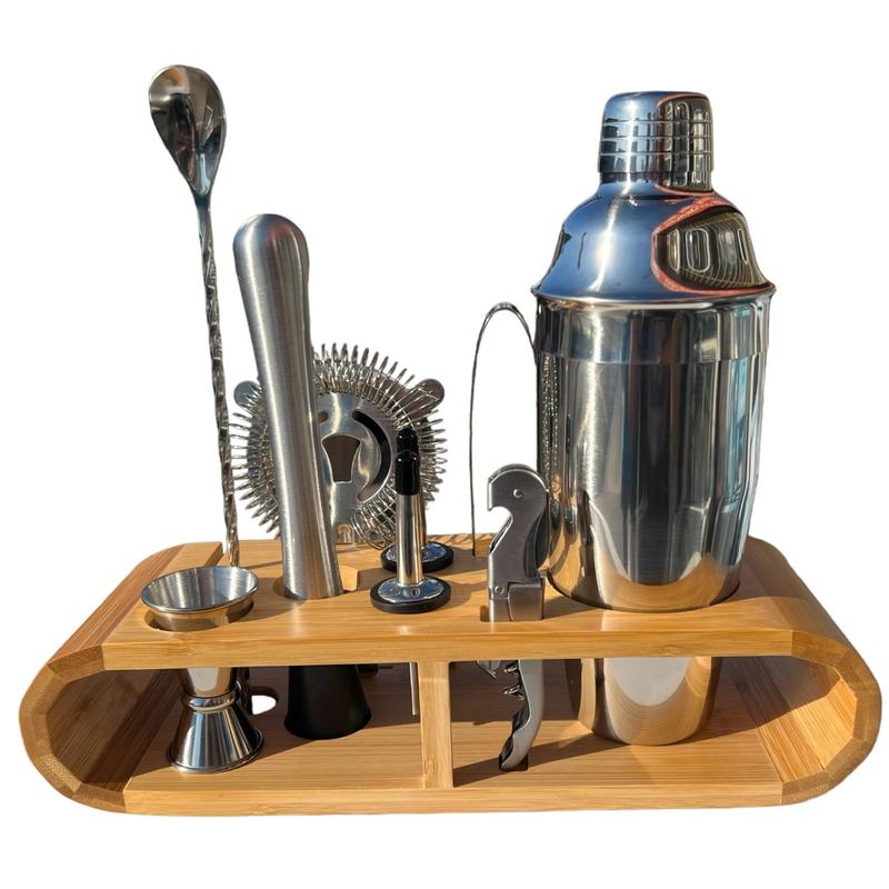 Kit Bartender Barman Coqueteleira Drinks De Aço Inox 750ml Caipirinha ...