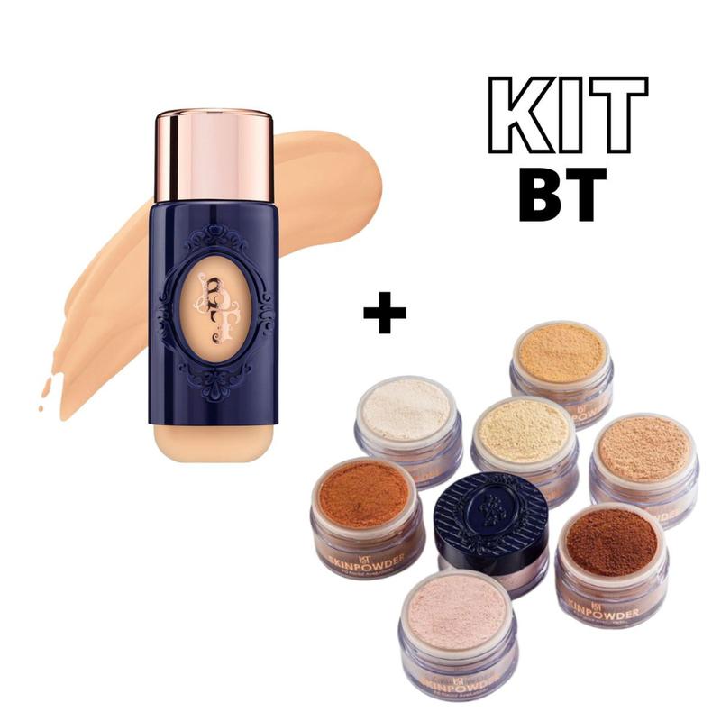 Kit Base BT Skin e Pó Facial BT Skinpowder Bruna Tavares - Maquiagem ...