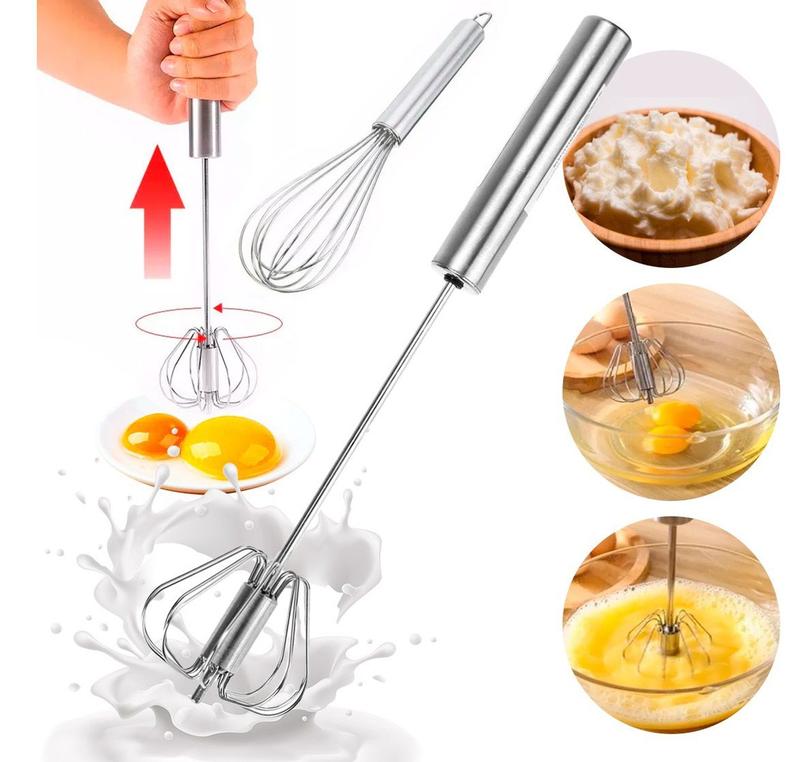 Kit Batedor Fouet Profissional Batedor Mixer Aço Inoxidável - Compre Já ...