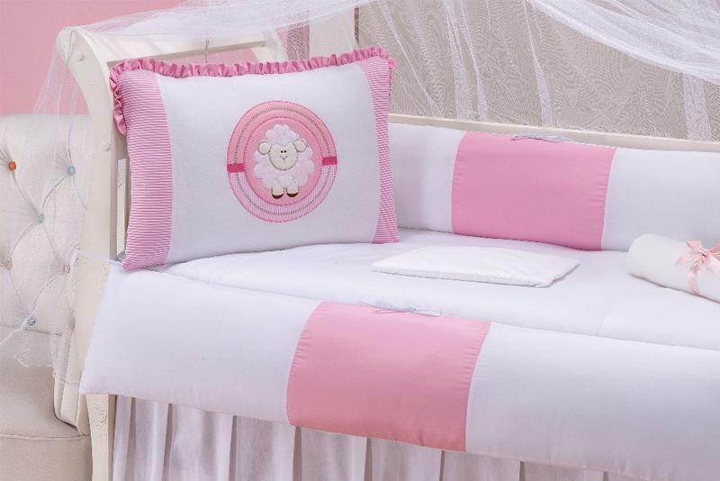 Kit Berço Menina Ovelha Rosa 9 Peças - Imperial baby - Kits Enxoval ...
