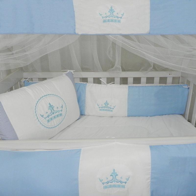 Kit Berço Rei Azul 10 Peças - Nicoli Ferri - Kits Enxoval para Berço ...