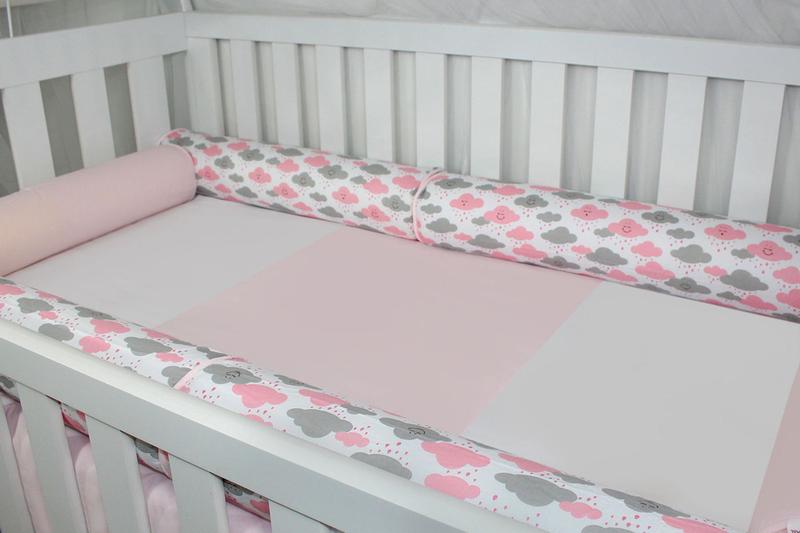 Kit Berço Roll 13 Peças com Mosquiteiro Nanna Baby - Chuva de Benção ...