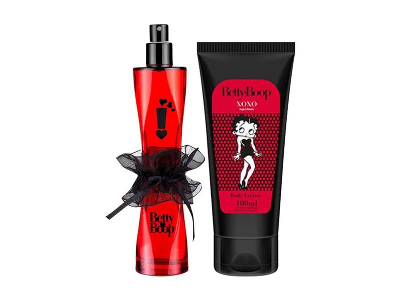 Kit Betty Boop Xoxo Perfume Feminino + Hidratante Original - Kit de ...