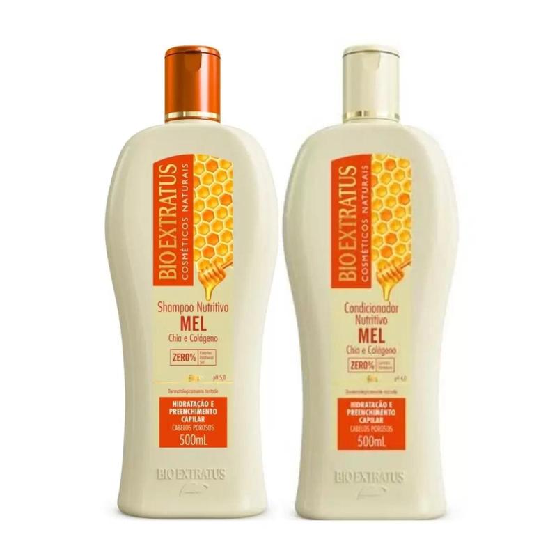 Kit Bio Extratus Mel, Shampoo 500ml e Condicionador 500ml - Kit Shampoo ...