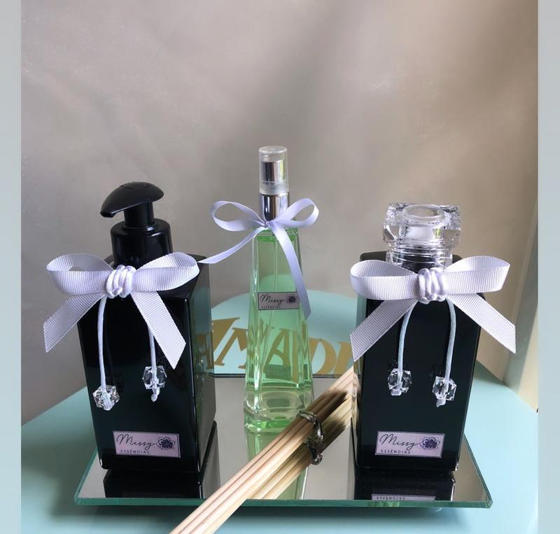 Kit Black Luxo 4 Peças - Missy Essências - Home Spray - Magazine Luiza