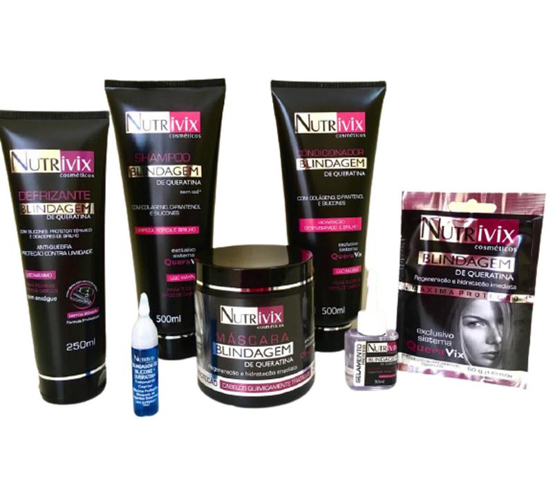 kit Blindagem de Queratina - Nutrivix Cosméticos - Queratina - Magazine ...