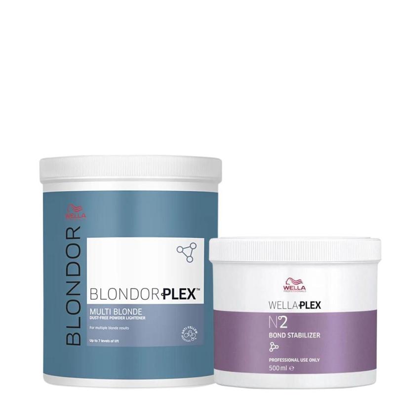 Kit Blondor Plex 800g + Blondor Plex Masc Step 2 - Wella profissional ...
