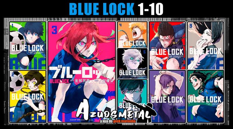 Kit Blue Lock - Vol. 1-10 Mangá: Panini - Outros Moda e Acessórios ...