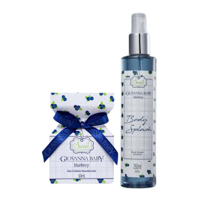 Kit Blueberry Giovanna Baby Perfume Feminino Deo Colônia 50mL + Body ...