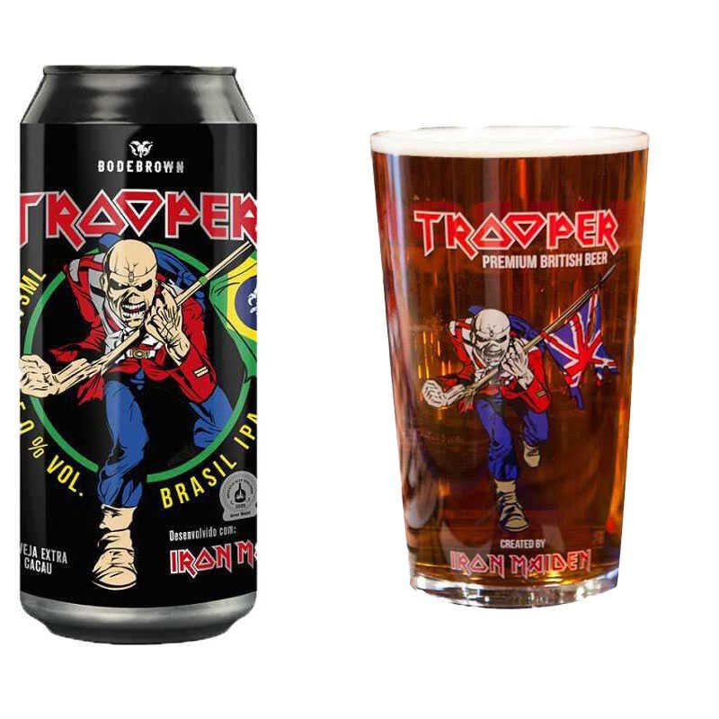 Kit Bodebrown Trooper IPA + Copo Trooper Pint - Kit Cerveja - Magazine ...