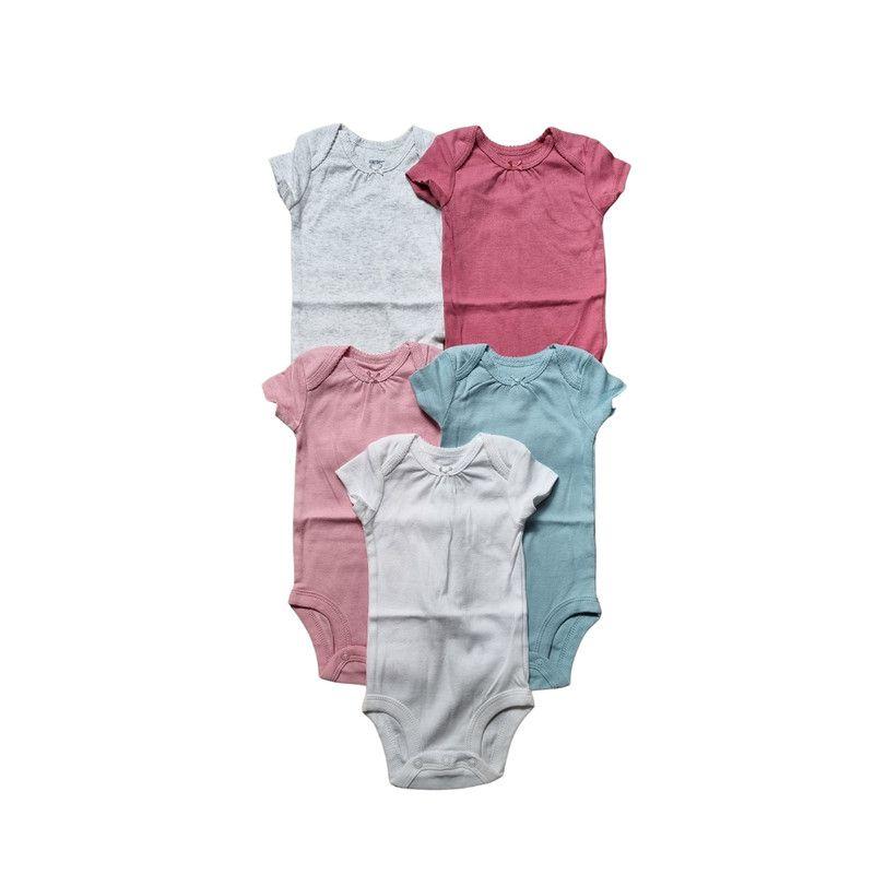 Kit Body Carters Manga Curta 5 Peças Bebe Menina Cartes Original Bori ...