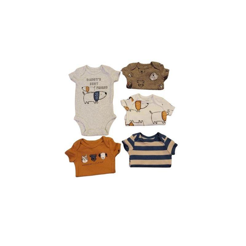 Kit Body Carters Manga Curta 5 Peças Bebe Menino Original Bori Bodi ...