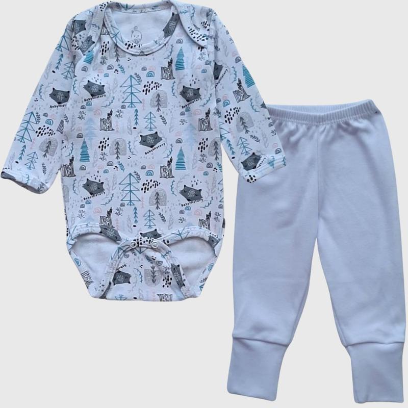 Kit Body Longo e Calça Feminino Baby History Raposa - Conjuntos de ...