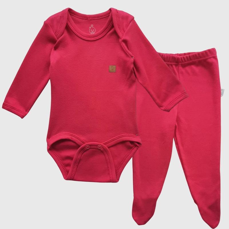 Kit Body Longo e Calça Unissex Baby History 100% Algodão - Baby Hitory ...