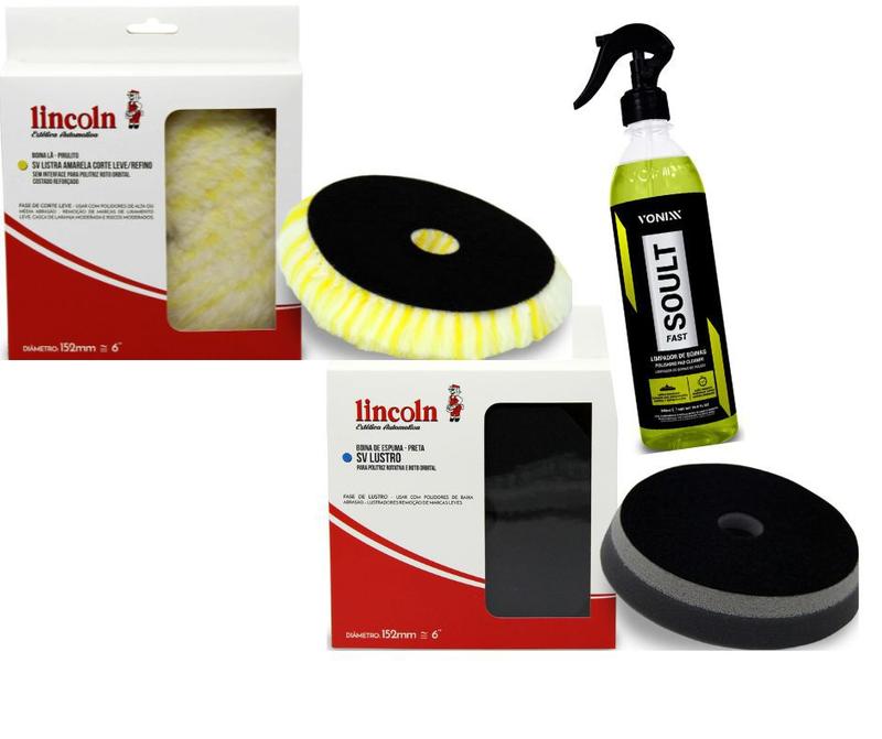 Kit boinas 6 polegadas lincoln + soult limpa boinas vonix - Boina de ...