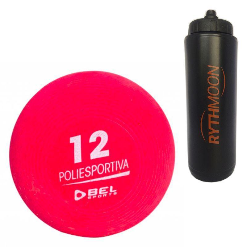 Kit Bola Iniciação de Borracha 12 Bel Sports 81200 + Squeeze Automático ...