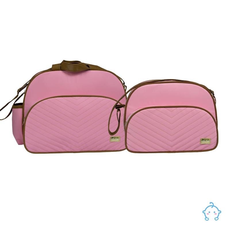 Kit Bolsa Maternidade Lisa Saída Bebê - Merver - Malas e Bolsas de ...
