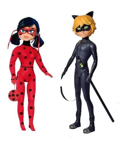 Kit Boneca Ladybug Ioiô + Boneco Miraculous Cat Noir - Baby Brink ...