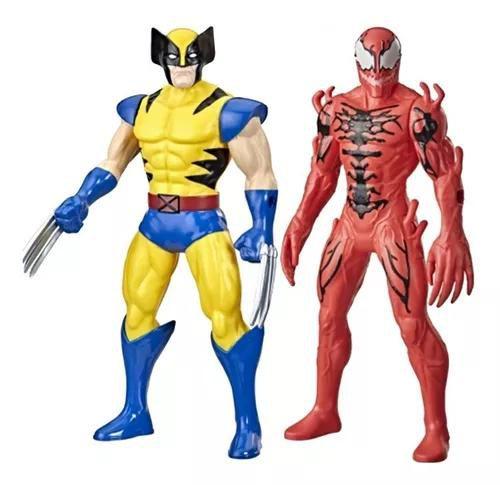 Kit boneco figura wolverine e carnificina 24cm olympus hasbro - Bonecos ...