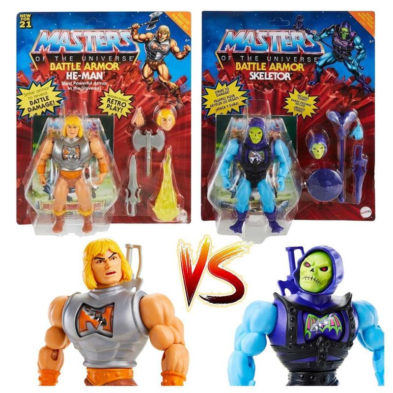 Kit Boneco He-man vs. Esqueleto Armadura de Batalha - Mattel - Bonecos ...
