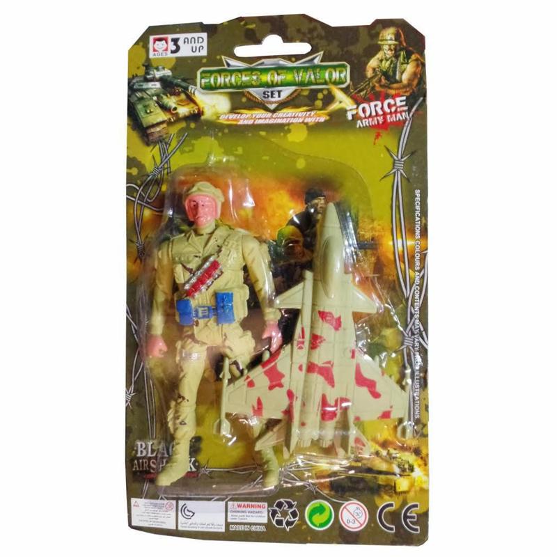 Kit Boneco Soldado Avião Brinquedo Militar De Guerra Oferta. - Shock ...