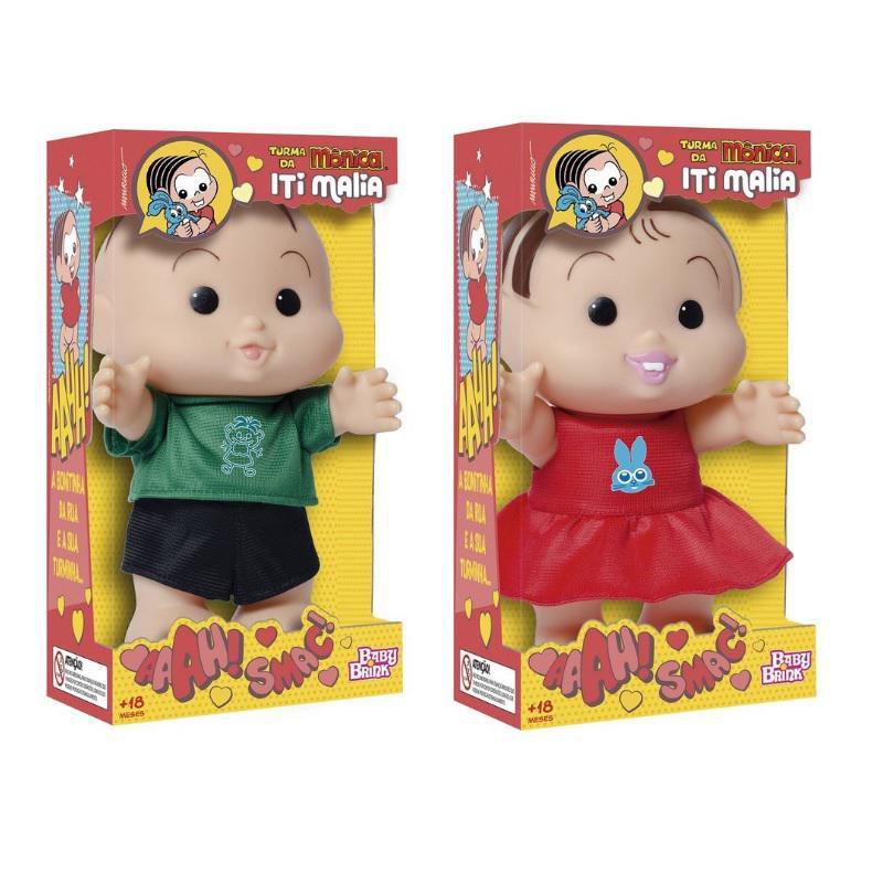 Kit Bonecos Turma Da Monica - Iti Malia - 2 Peças - Baby Brink E ...