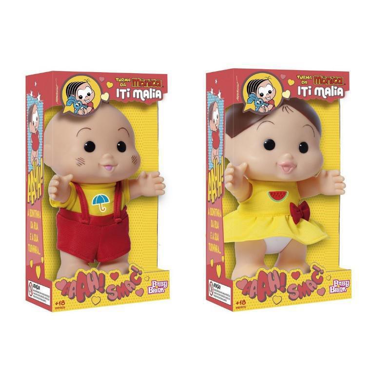 Kit Bonecos Turma Da Monica - Iti Malia - 2 Peças - Baby Brink E ...