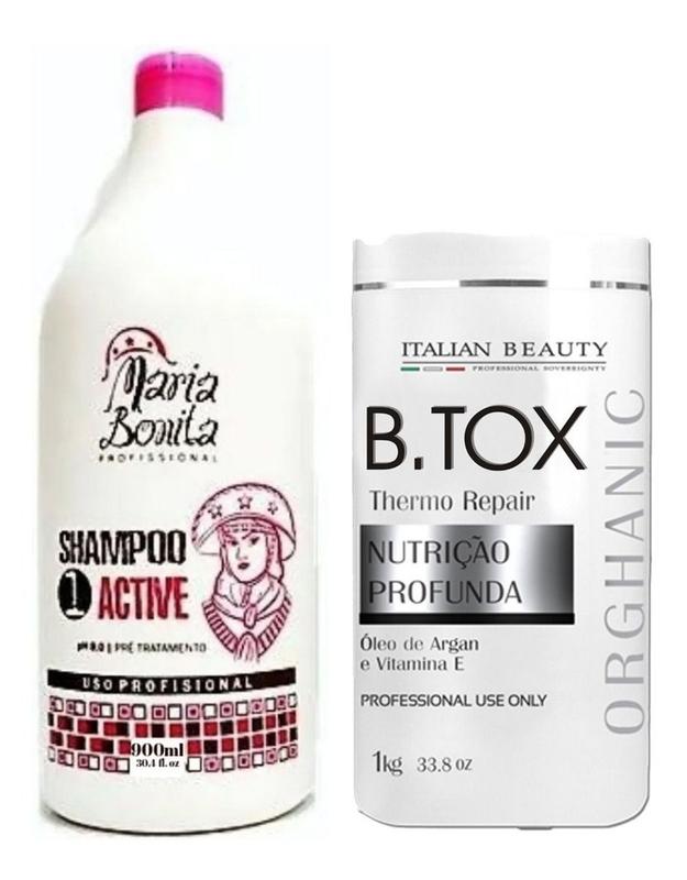 Kit Botox Capilar Hidratação Profunda Alisamento Sem Formol - Italian ...