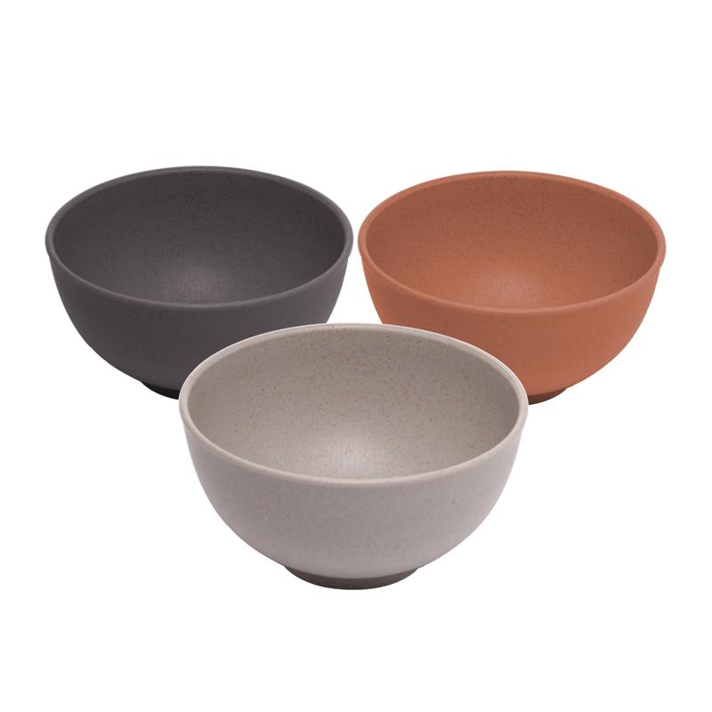 Kit Bowl Fibra Bambu Jogo 6pçs Tigela Várias Cores - Cook Home - Bowl ...