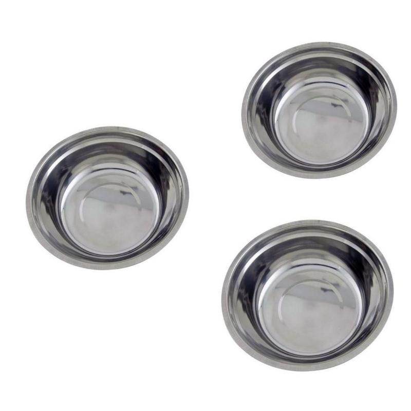 Kit Bowl Tigela Redonda Cumbuca Em Aço Inox 13Cm Com 3 - Casa Onze ...
