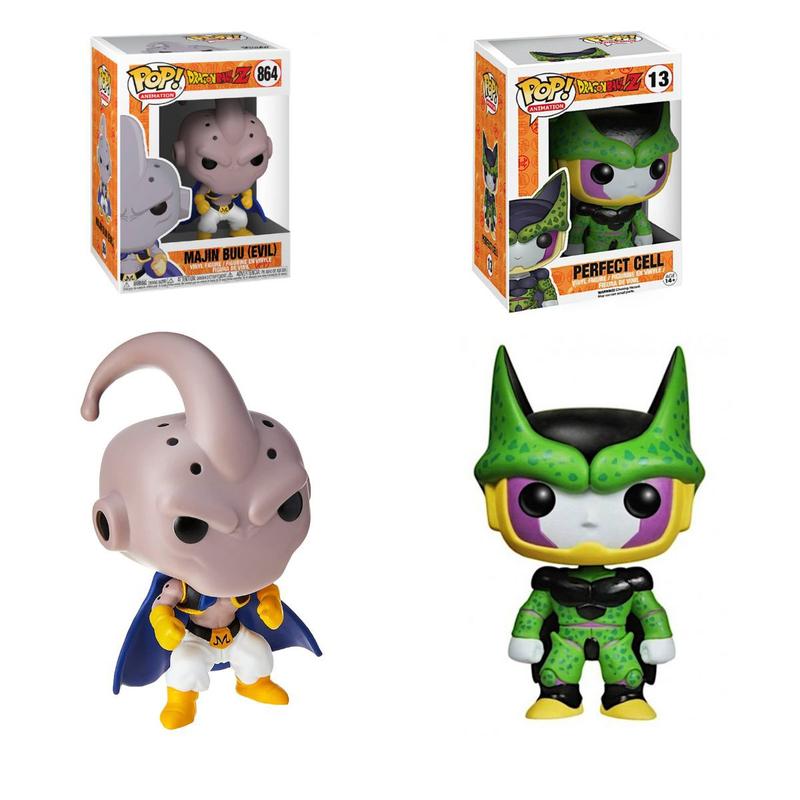 Kit Brinquedo Boneco Dragon Ball Z Cell Majin Buu Funko Pop - Funko ...