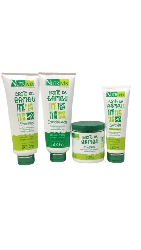 Kit Broto De Bambu - Nutrivix Cosméticos - Kit de Tratamento para ...