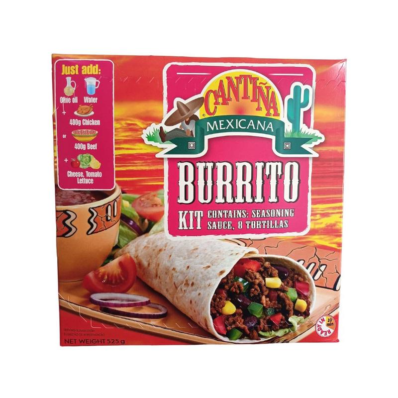 Kit Burrito 8 Tortilhas Molho Tempero Cantina Mexicana 525g - Alimentos ...