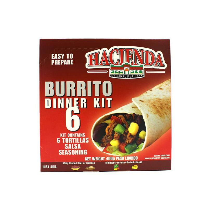 Kit Burrito Com 6 Tortillas Hacienda 400g - Chá - Magazine Luiza